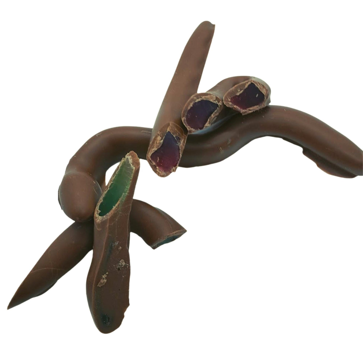 Milk Chocolate Coated Snakes 100g - Poppy's Chocolate Wholesale